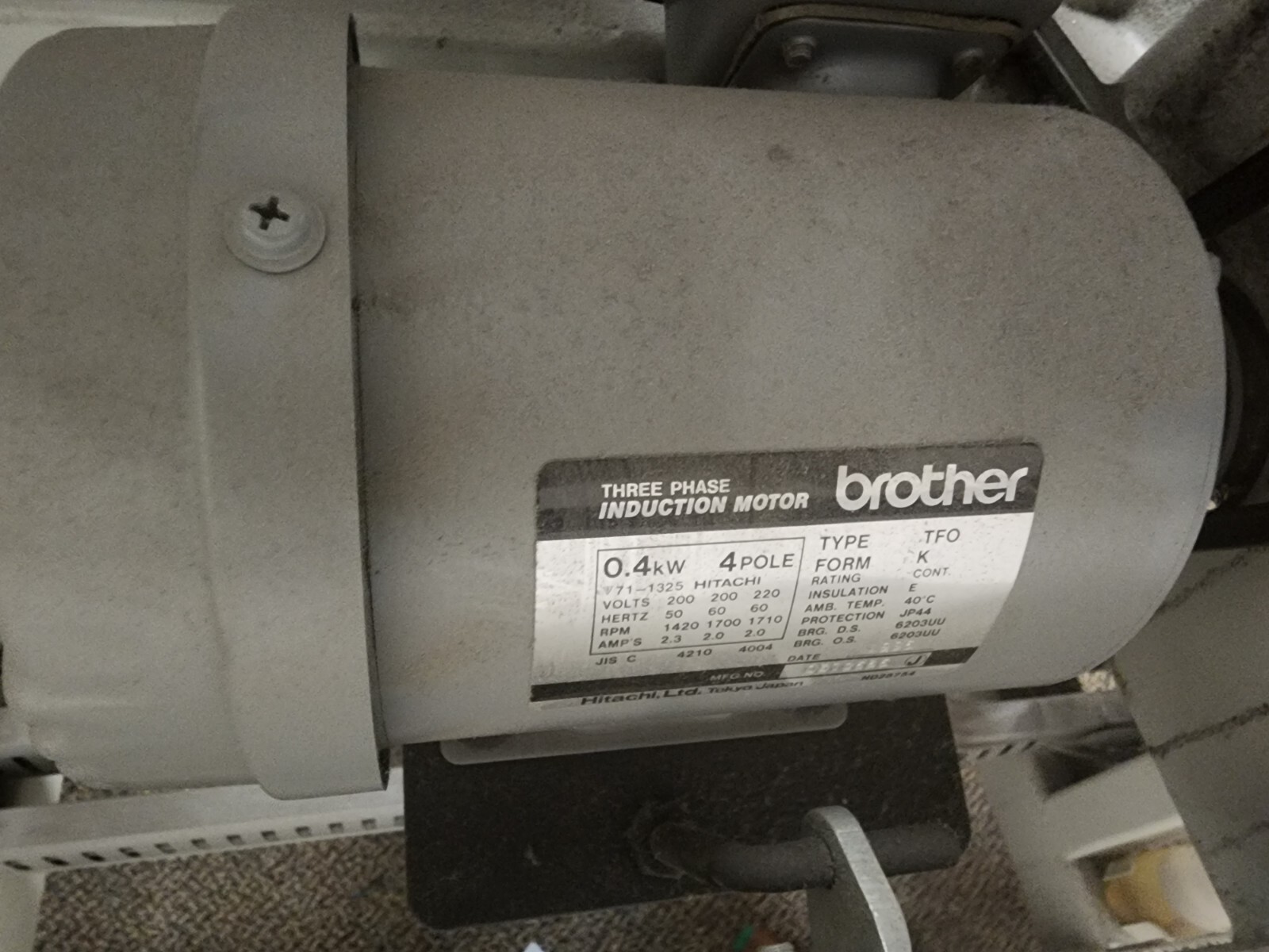 Brother BAS 423 Embroidery Machine Motor | eBay