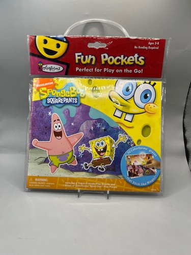 New Colorforms Fun Pockets Spongebob Squarepants Play Boards & Stickers ...