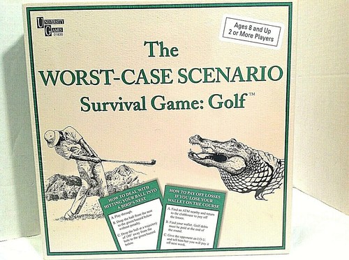 Worst Case Scenario Survival Game Golf University Games -New Sealed ...