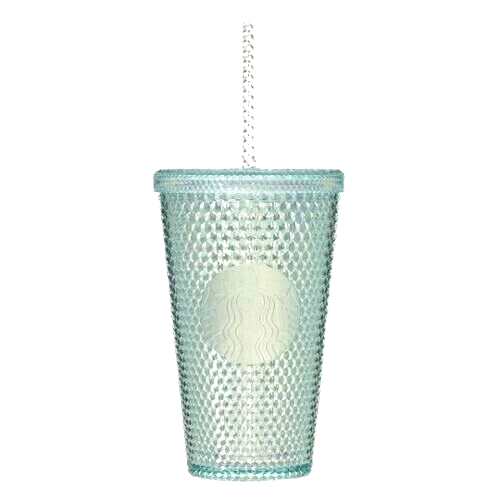 STARBUCKS JAPAN 2021 ICY BLUE STUDDED BUMPY COLD CUP TUMBLER, NEW ...