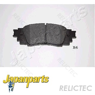 Rear Brake Pads Set for Toyota Lexus:RX,CH-R 044660E060 0446648160 ...
