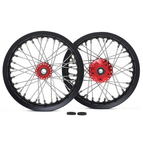 Supermoto Spoke Wheels 12"x2.15" Rims Hubs For SUR-RON X Light Bee X ...