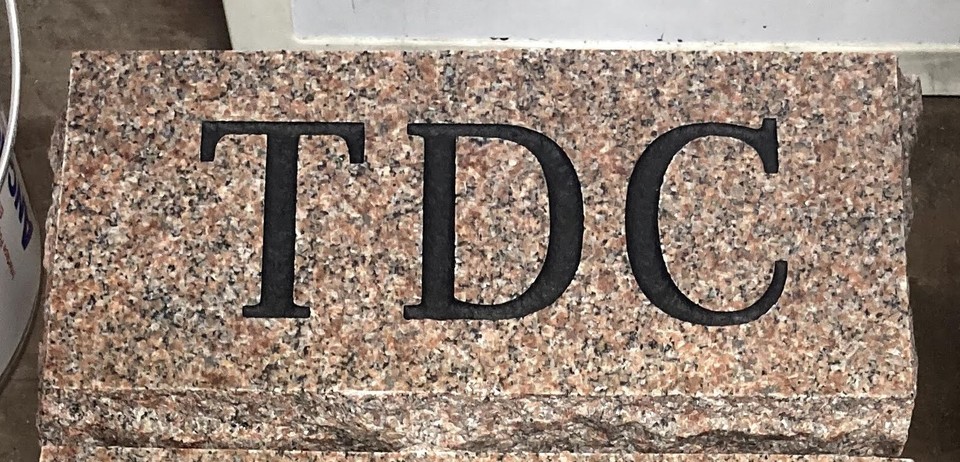 Granite Custom Engraved Footstone Cemetery Funeral Morning Rose 4x8x4 ...