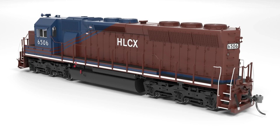 Broadway Limited HO 9808 Helm Leasing Company HLCX EMD SD45 Diesel ...