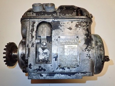 Vintage Bendix SB6RN-8 Scintilla Aircraft Magneto 10-20207-1 (Untested ...