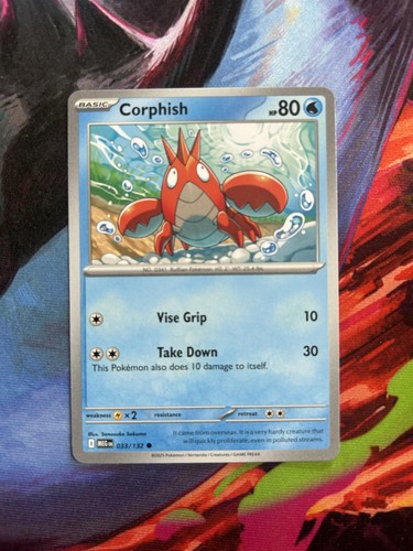 ME01: Mega Evolution #033/132 Corphish | eBay