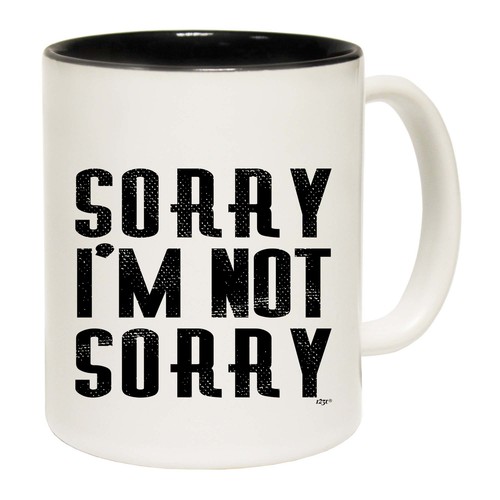 Sorry Im Not GIFT BOXED Funny Mugs Novelty Coffee Mug Cup | eBay Australia