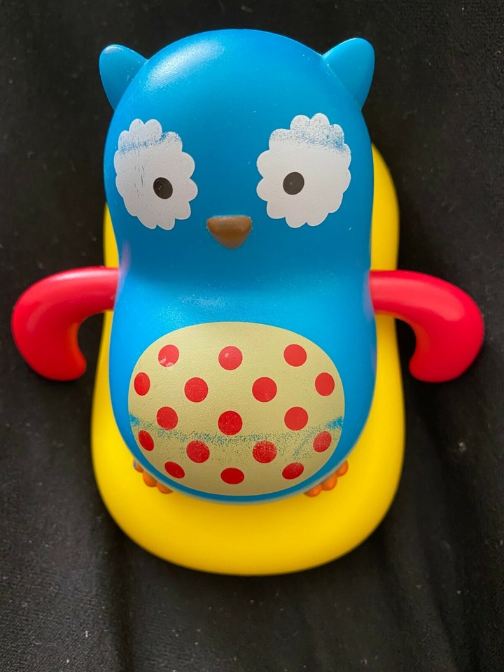 Skip Hop ~ Pull & Go BATH TOY ~ Fun for Baby ~ OWL Zoo Characters ...