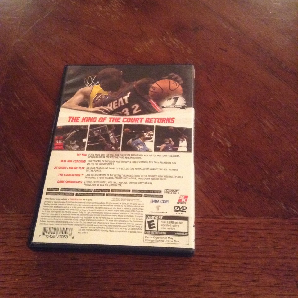 NBA 2K7 (Sony PlayStation 2, 2006) 710425370588| eBay