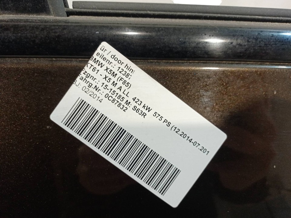 Porta Posteriore Destra 41517386740 BMW X5 F15 X5 M F85 | eBay