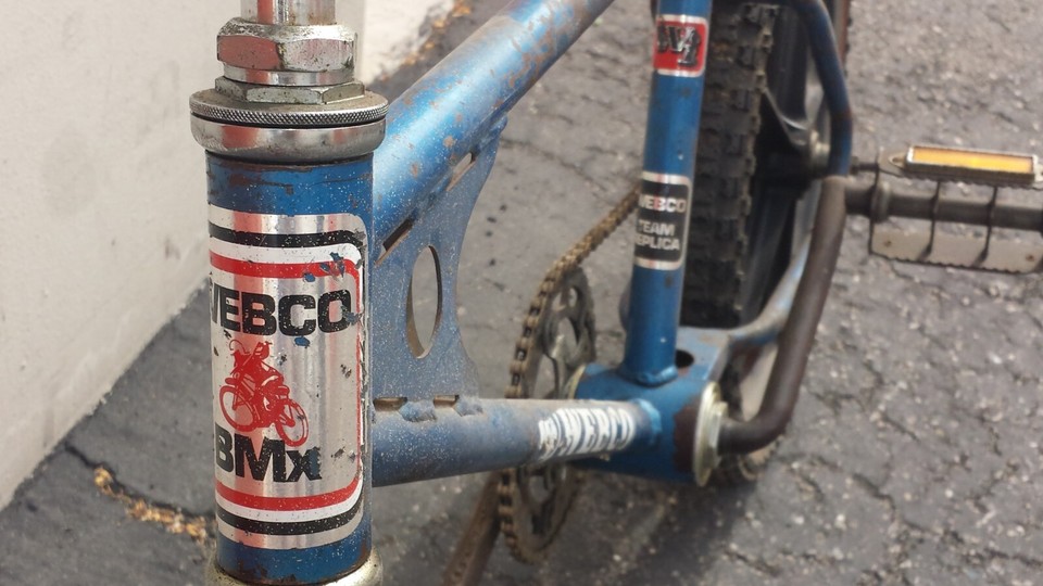 Webco Team Repilca BMX Racing Frame - Rare 1975 Vintage | eBay