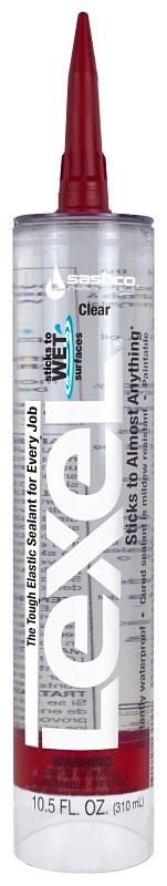 NEW CASE OF (12) Sashco 13010 Lexel Sealant 10.5 oz Cartridge Clear ...