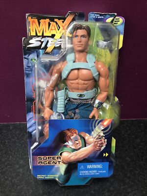 MOC 1999 Mattel Max Steel Action Figure - Super Agent | eBay