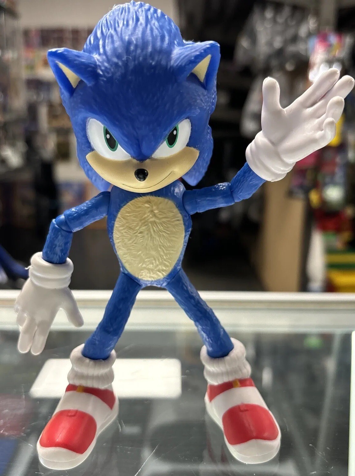 Sonic The Hedgehog Figure ONLY Jointed Articulated SEGA Toy For RC ...