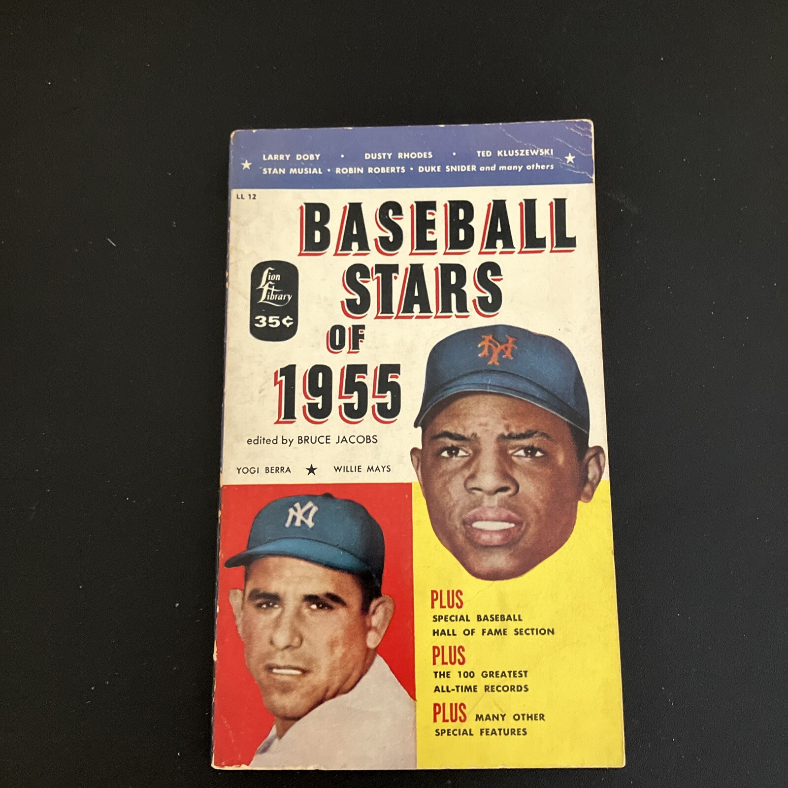 Baseball Stars of 1955 Paperback Book edited by Bruce Jacob’s Willie ...