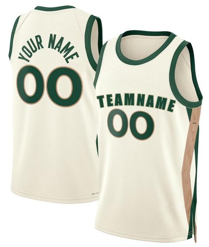 BOS White Basketball Personalized Team Name Player Number Custom Jersey ...