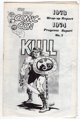 1973 1974 SDCC San Diego COMICON Comic Convention Progress Report ...