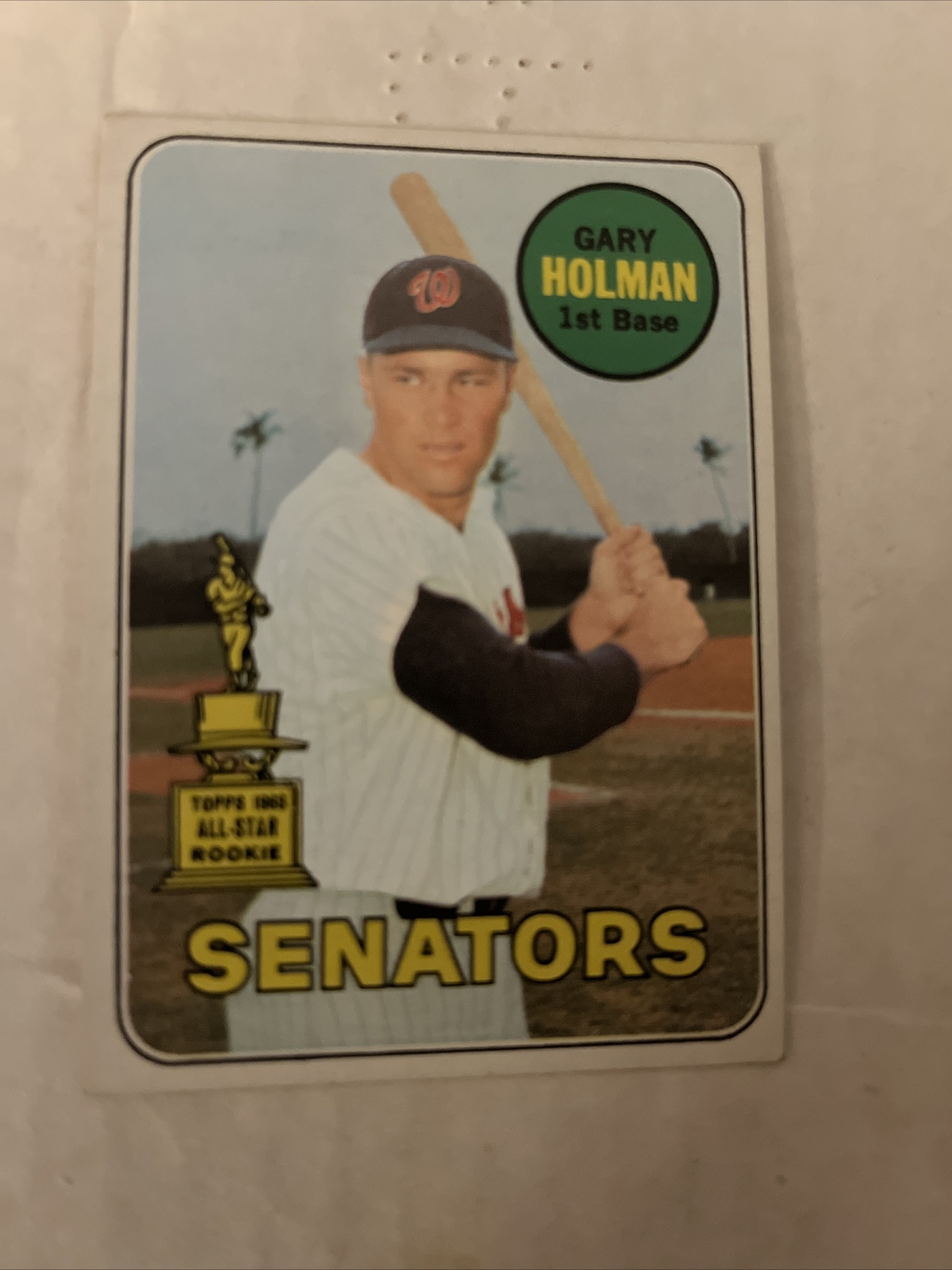 1969 Gary Holman Washington Senators Topps Baseball Card #361 | eBay