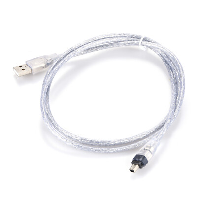 1.5M USB Male to Firewire IEEE 1394 4Pin Data Transfer Male Camera ...