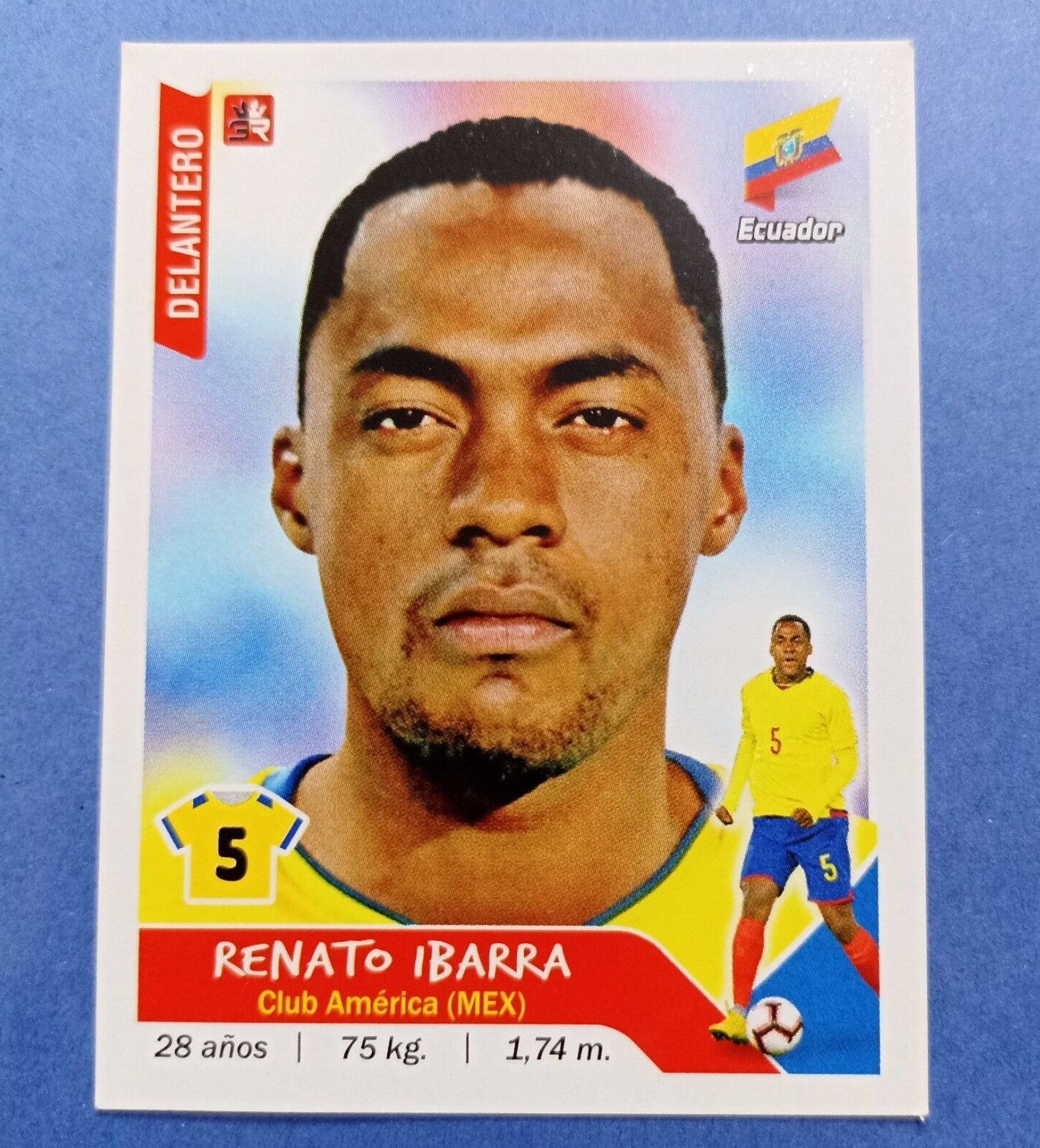 2019 3R Brazil Copa America FIFA #210 RENATO IBARRA Ecuador Soccer Team ...
