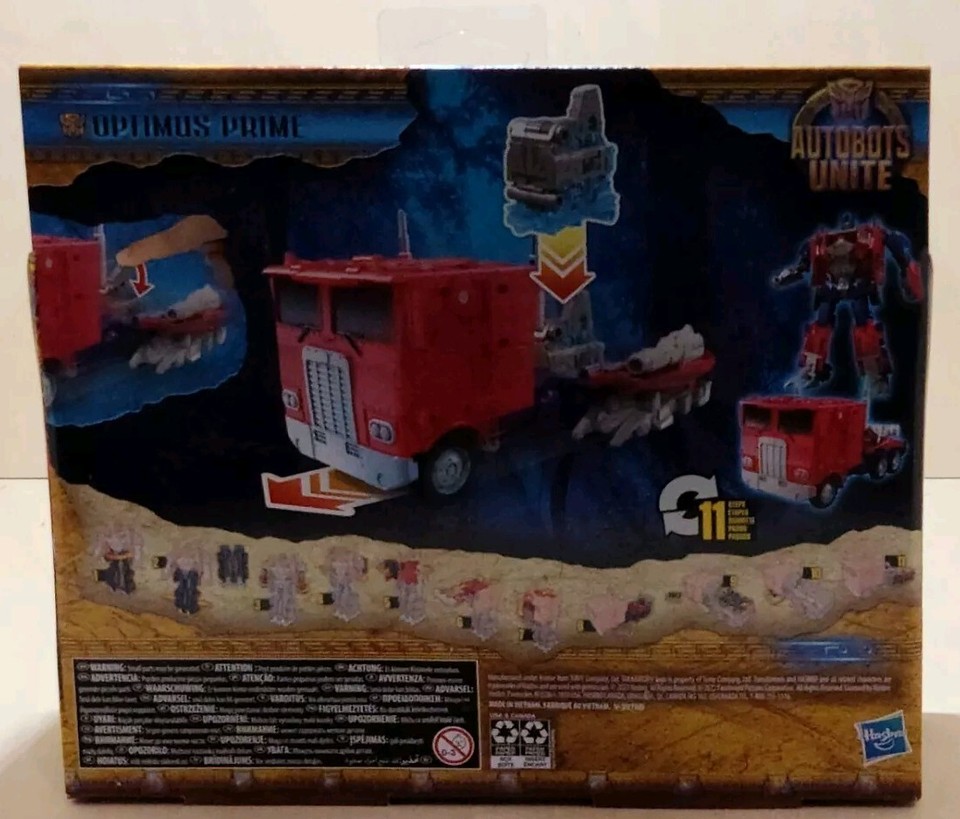 TRANSFORMERS RISE OF THE BEASTS AUTOBOTS UNITE NITRO OPTIMUS PRIME ...