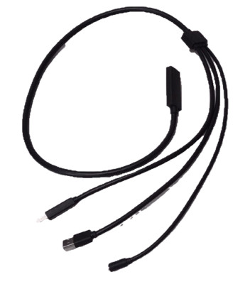 VALVE INDEX VR Headset Cable 3 Way Connection Connecting To Computer ...