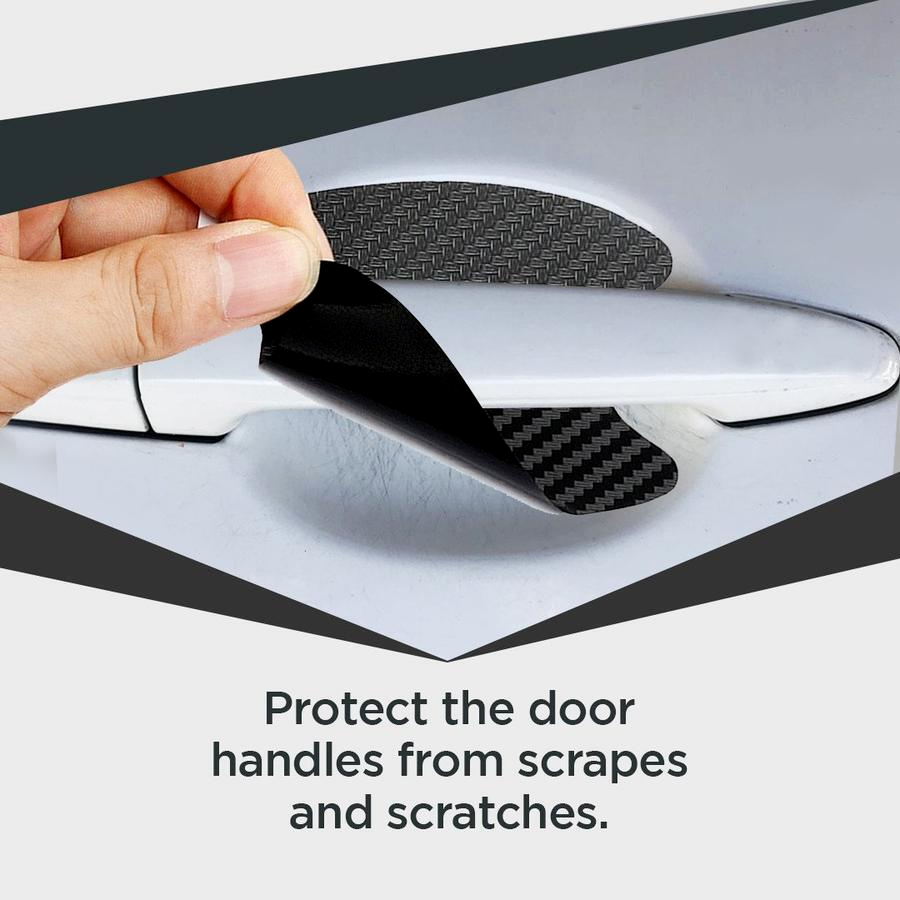 4 Pcs NEW Universal Car Door Handle Film Protector Sticker Scratch ...