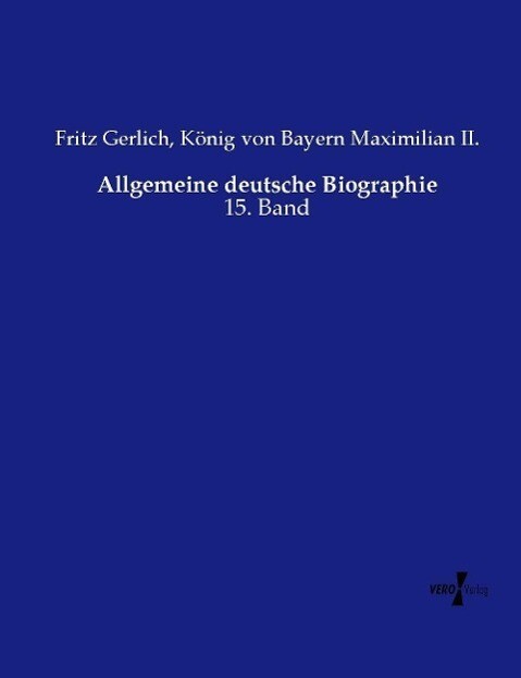 Allgemeine deutsche Biographie von Fritz Gerlich (2015, Taschenbuch ...