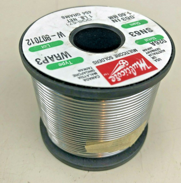 Multicore Solder SN63 WRAP3 0.063 inch (1.60mm) 1LB (454g) | eBay