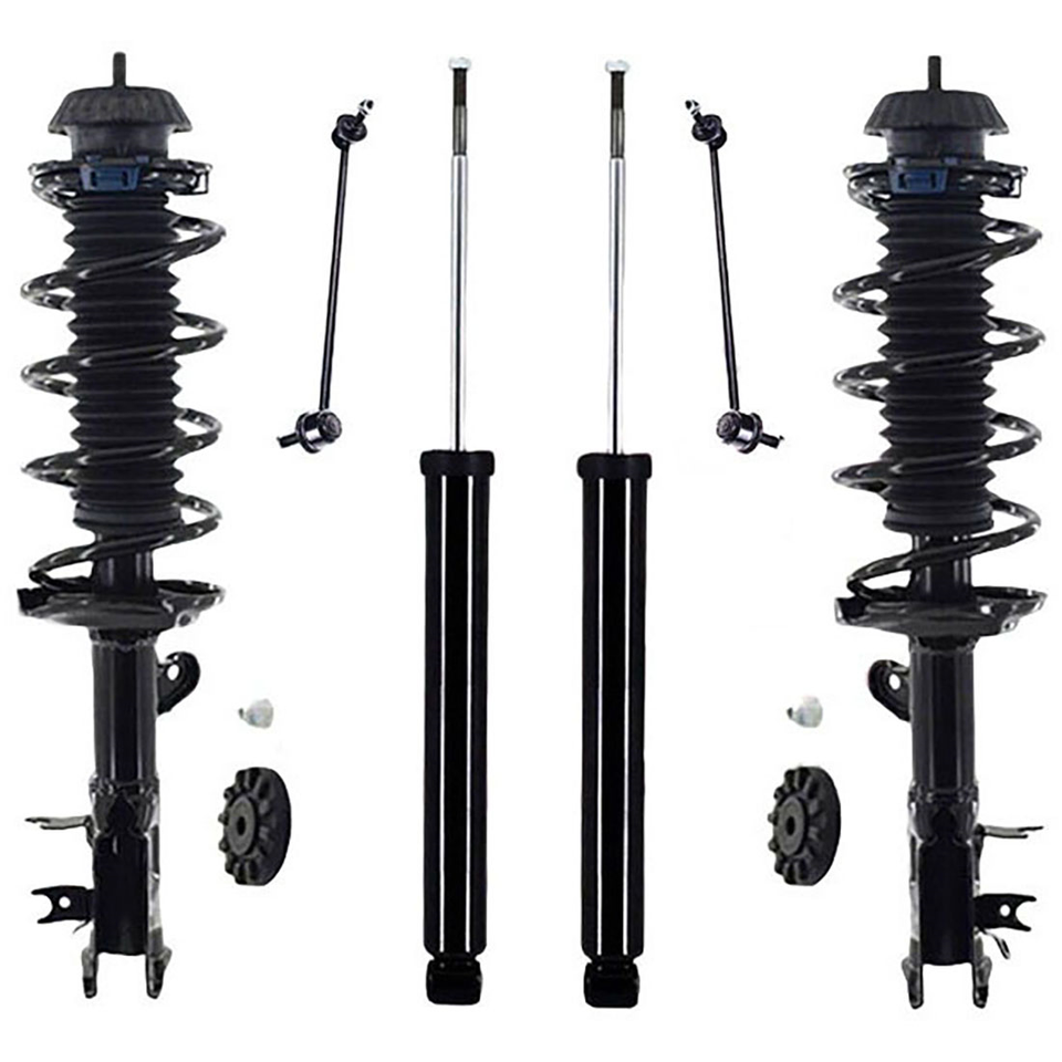 OE Front Struts & Rear Shocks With Sway Bar For 2016-2022 Honda HR-V 1 ...