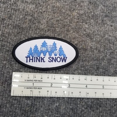 Think Snow Patch Ski Skiing Snowboarding | eBay