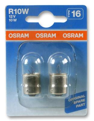 Lamp 245 12V 10W 2Pk Osram Lamps Halogen - A245BL | eBay