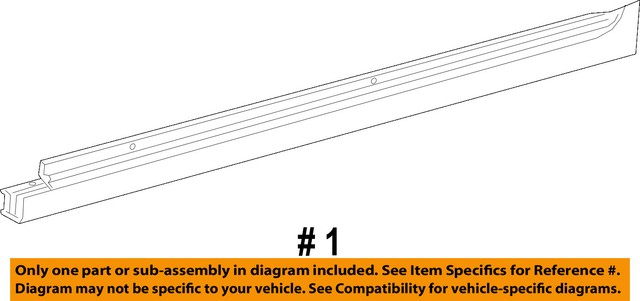 Toyota OEM 2018 Camry Exterior-rocker Molding Right 7585106942 for sale ...