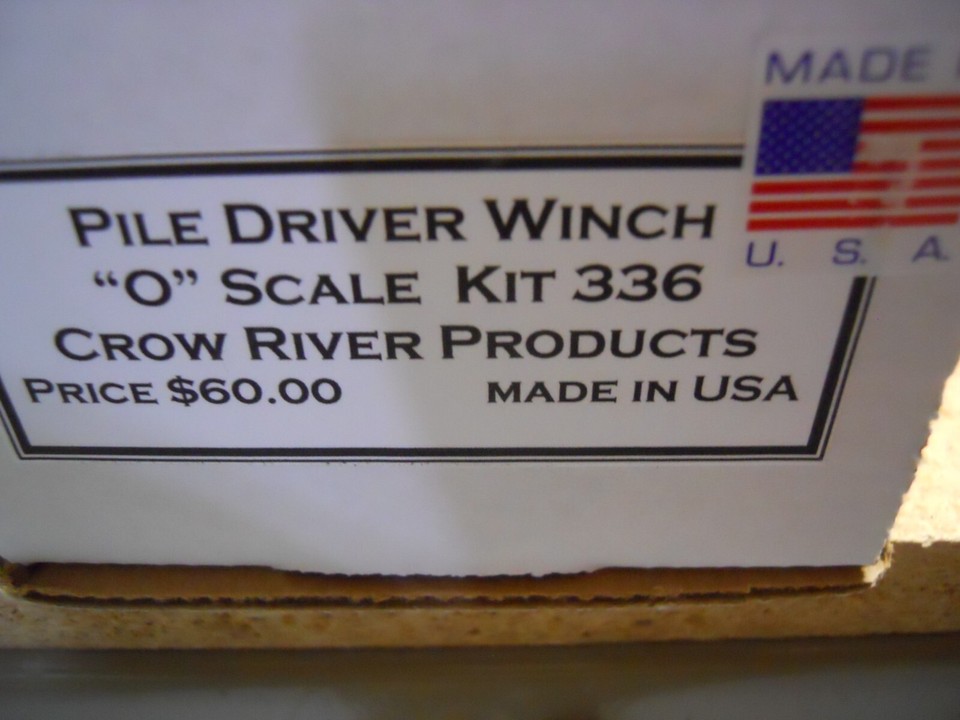 Crow River Products Pile Driver Winch Compact Twin Drum Winch w/Engine ...