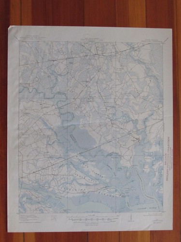 Green Pond South Carolina 1945 Original Vintage USGS Topo Map | eBay