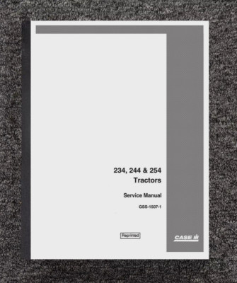 234 244 254 Farm Tractor Technical Repair Service Manual Fits Case IH ...