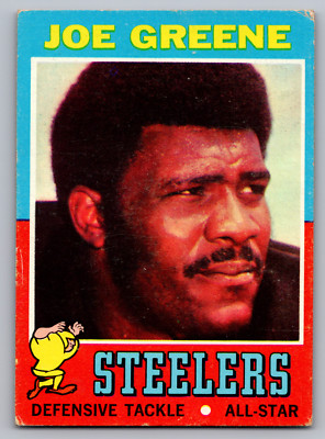 1971 TOPPS #245 'MEAN' JOE GREENE STEELERS ROOKIE | eBay