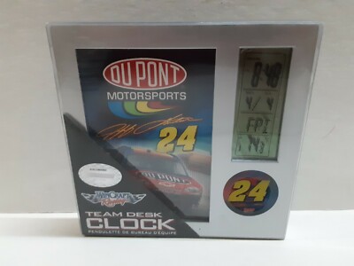 Jeff Gordon # 24 Nascar Digital Team Desk Clock | eBay