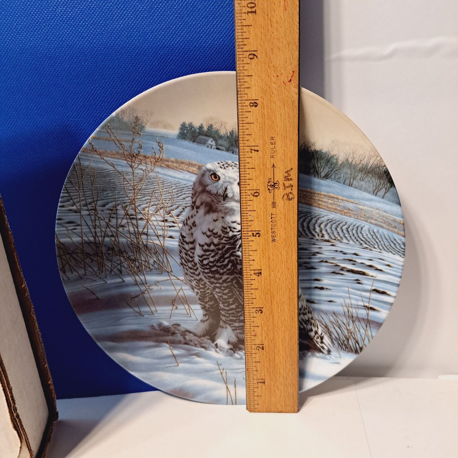 1989 THE SNOWY OWL Knowles PLATE by Jim Beaudoin STATELY OWLS Series | eBay