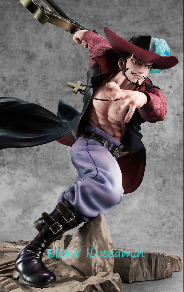 New Megahouse POP MAX One Piece Hawk-Eye Dracule Mihawk 1/8 Figure Toys ...