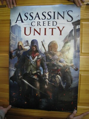 Assassins Creed Unity Poster Video Game Assassin's | eBay