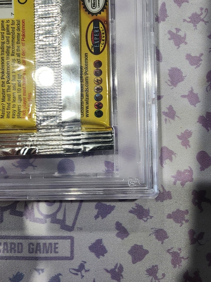 Pokemon Base Set Charizard Art Long Crimp Sealed Booster Pack PSA 10 | eBay