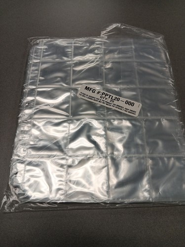 Protective Photo Pages Holds 20 35mm Slides Sleeves Qty 25 NIP PPTL20 ...