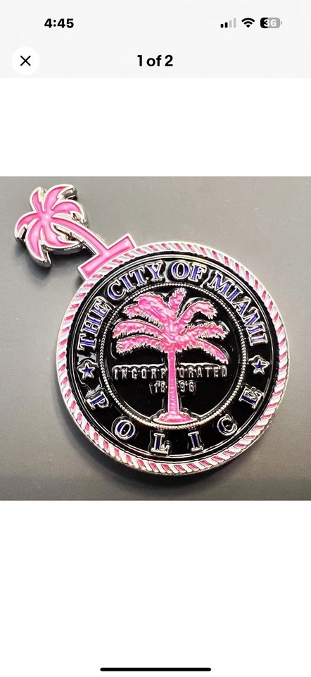City Of Miami Police Department Vice City Challenge Coin | eBay