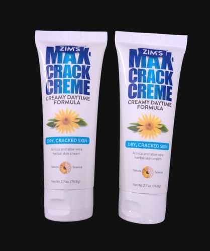 Zim's Max Crack Creme Creamy Daytime Formula x2 Arnica/Aloe Vera ...