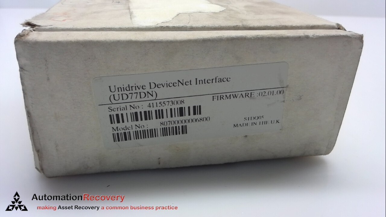 Emerson Control Techniques UD77DN Unidrive DeviceNet Interface Module ...