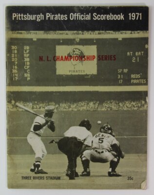 1971 National League Championship Series NLCS Pirates v Giants Official ...