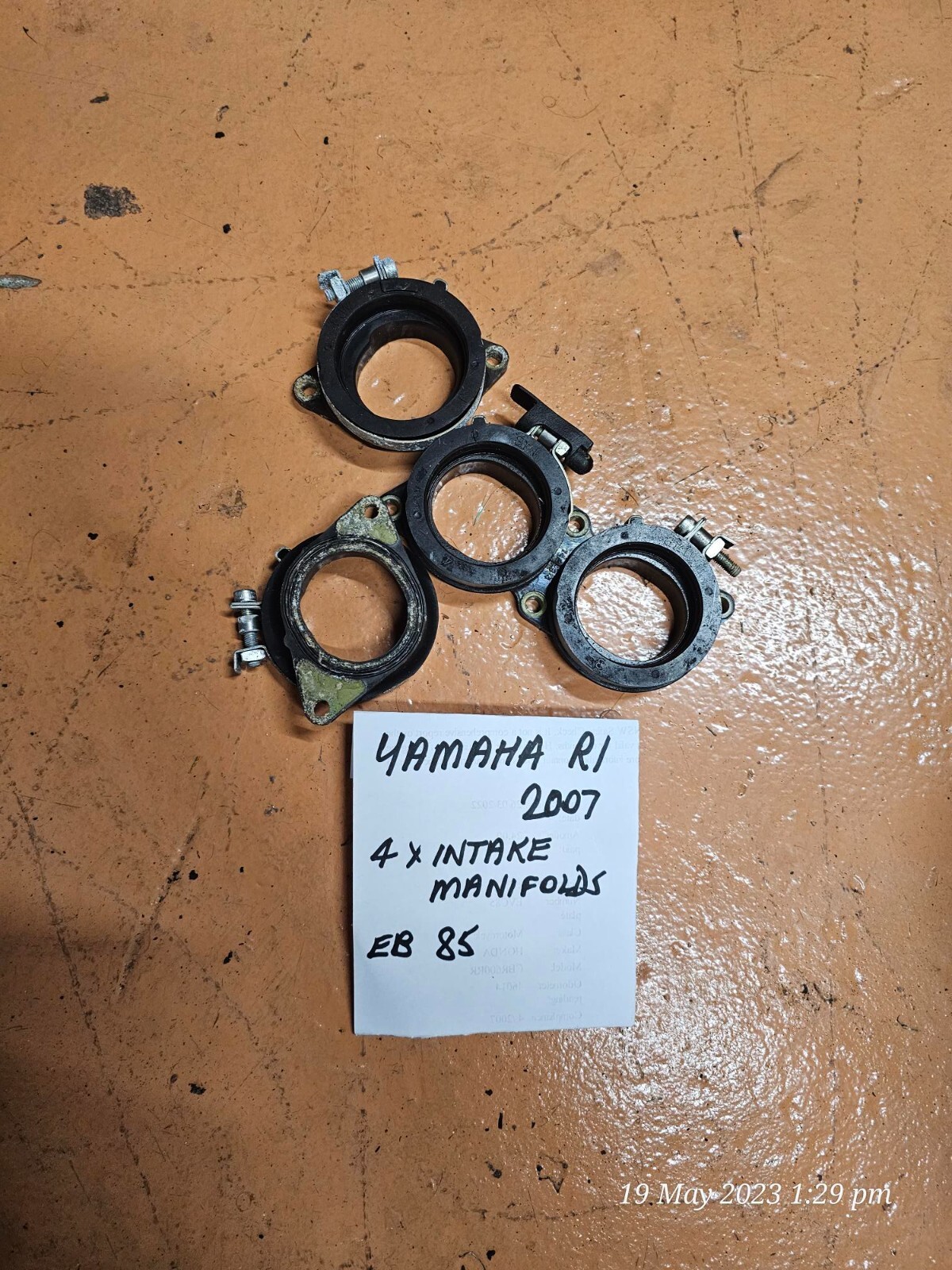 2007 YAMAHA R1 4 INTAKE MANIFOLDS | eBay