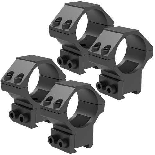 4Pcs 30mm Scope Rings 3/8 Dovetail Low Profile .22 caliber Riflescope ...