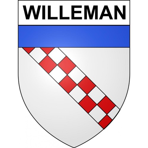 Willeman 62 ville sticker blason écusson autocollant adhésif | eBay